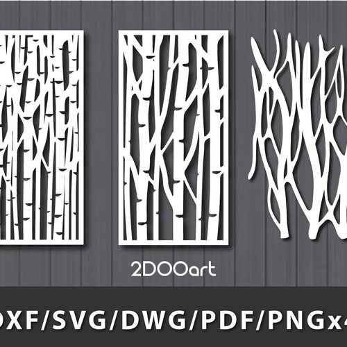 Birch Tree Panels Wall Panels Room Decor Tree Patterns - Etsy