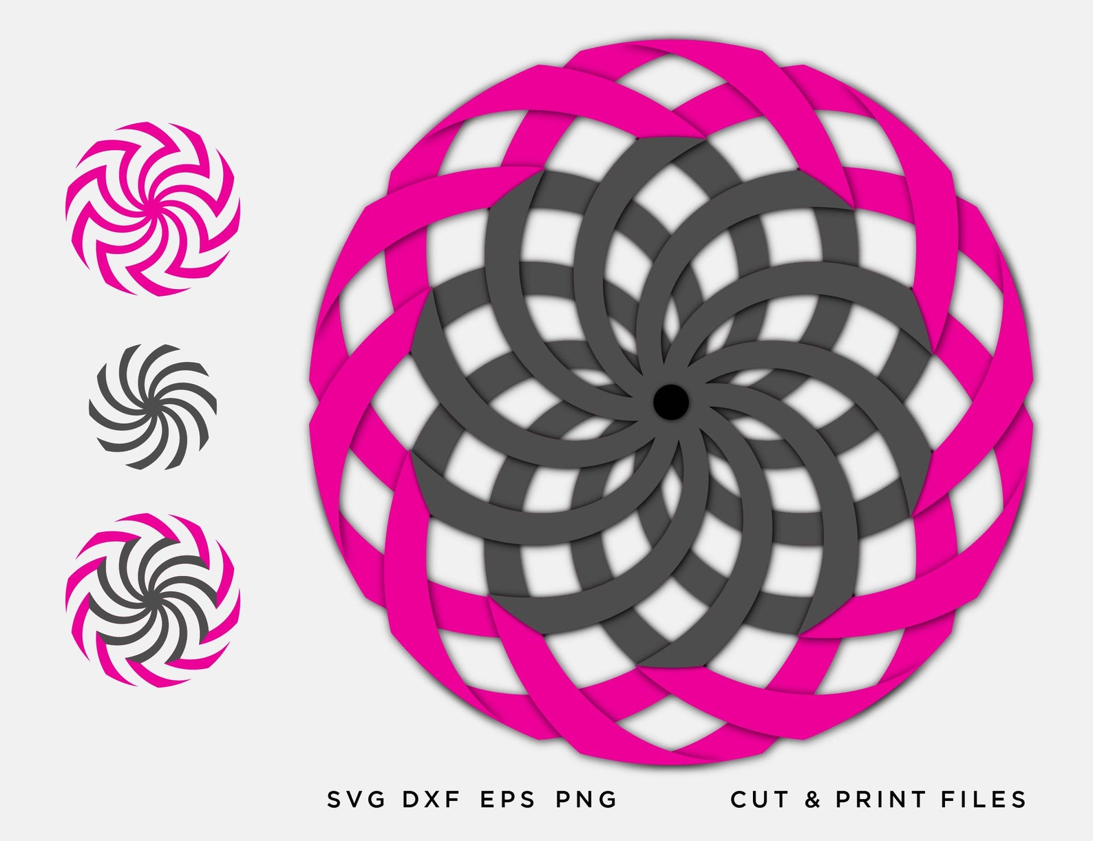 Optical Illusions Machine, 3D Vector, SVG by Layers, Cricut DIY, Cnc ...