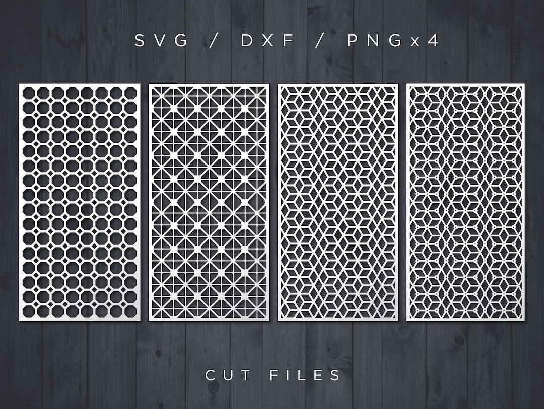Laser Cutting File Wall Panels Svg Quatrefoil Lattice Morocco