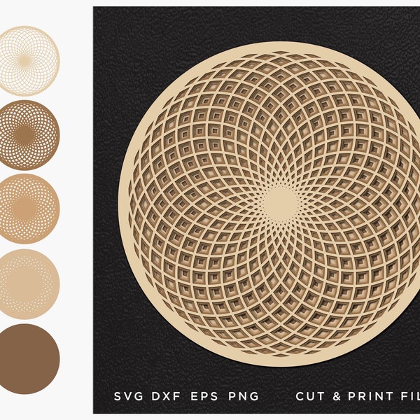 Multilayer Mandala - Etsy