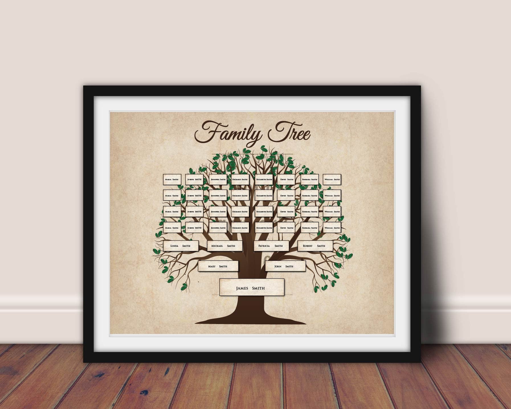 Personalized Family Tree Templates
