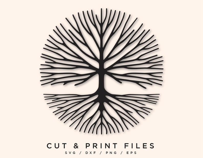 Tree of Life Tree Cut File Tree Cut Out Tree Dxf Tree | Etsy