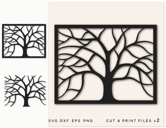 Tree of Life SVG Tree Cut File Tree Cut Out Tree Dxf Tree - Etsy