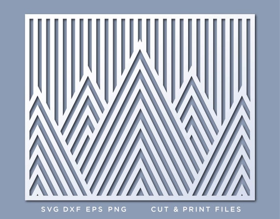 Wall Art SVG Landscape Svg File for Cricut Laser Cut File - Etsy