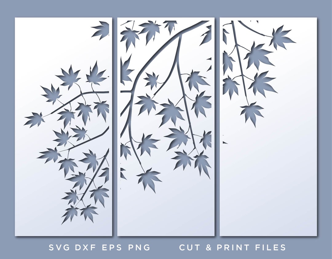 Wall Art SVG, Maple SVG, File for Cricut, Laser, Glowforge, Maple ...
