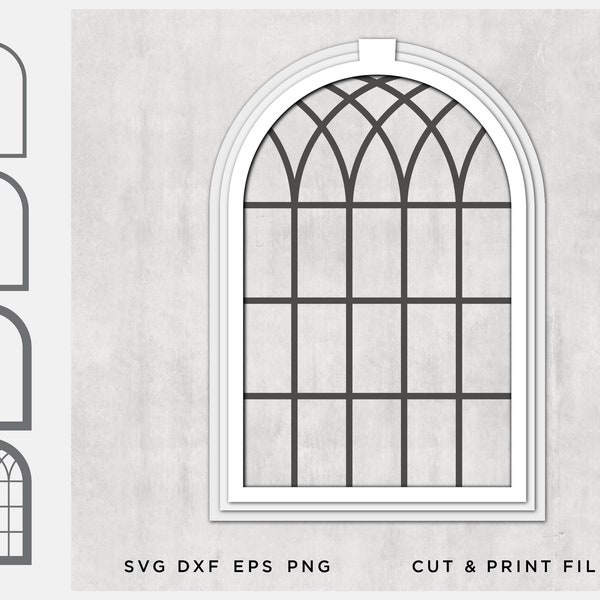 Window Frame With Flower Box - Etsy