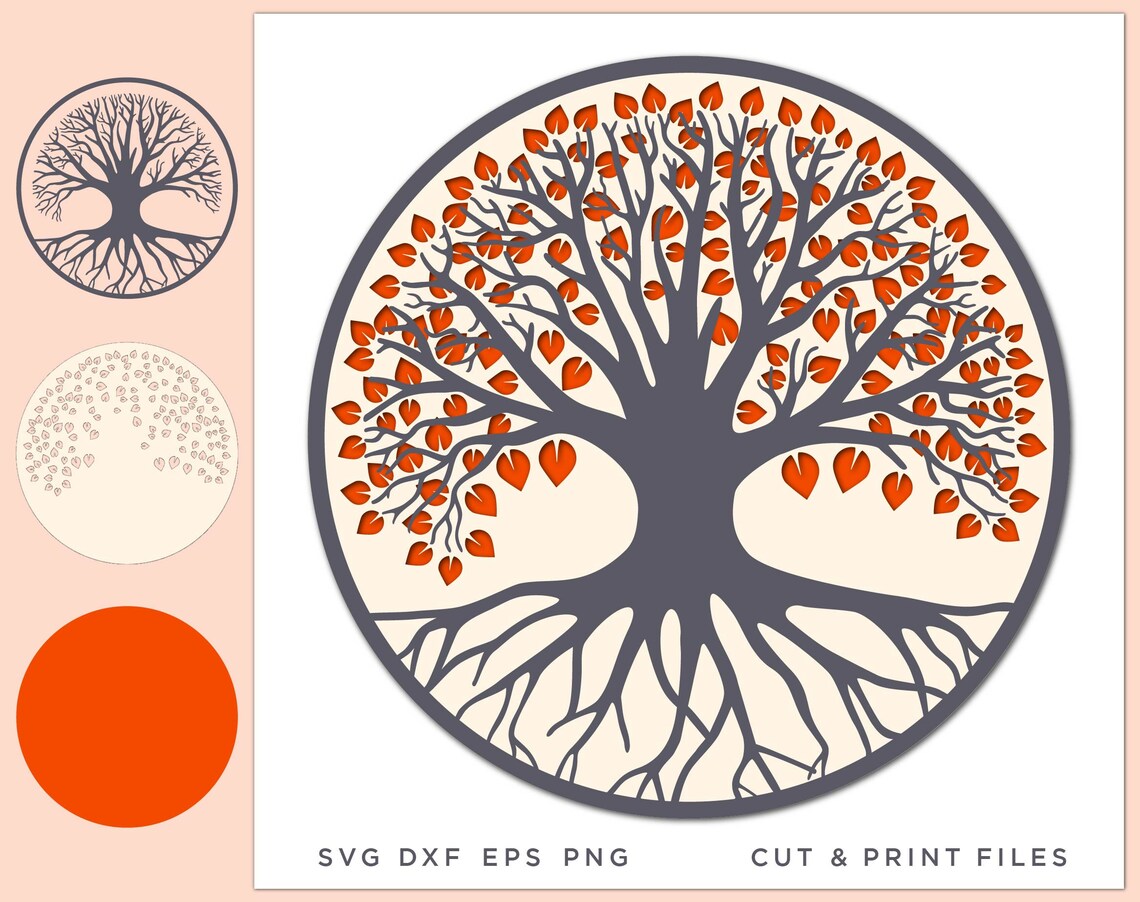 Tree of Life Svg 3d Cut File Tree of Life Cut Multilayer - Etsy