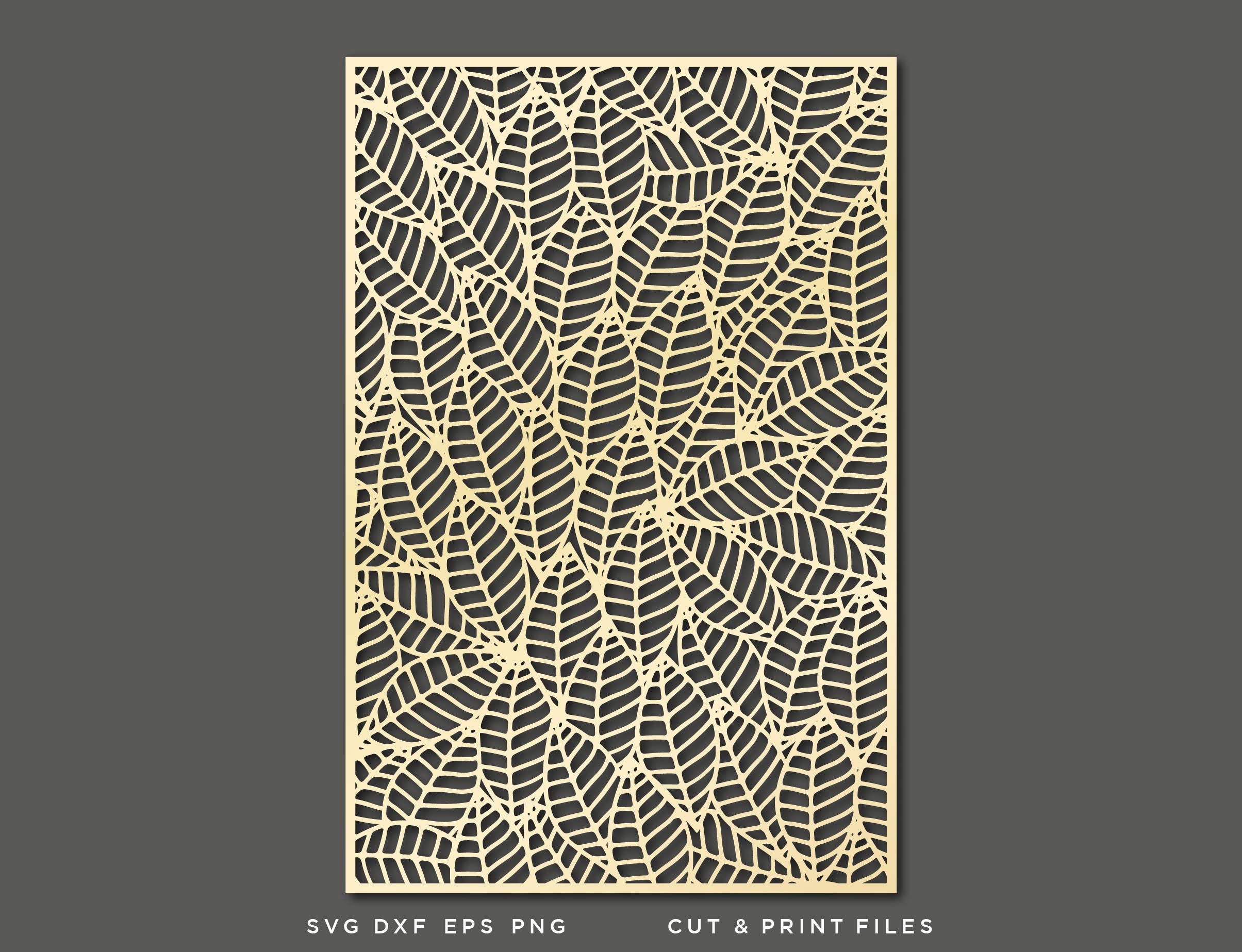 INSTANT DIGITAL DOWNLOAD Vector Set dxf Layered Leaves eps png svg ...