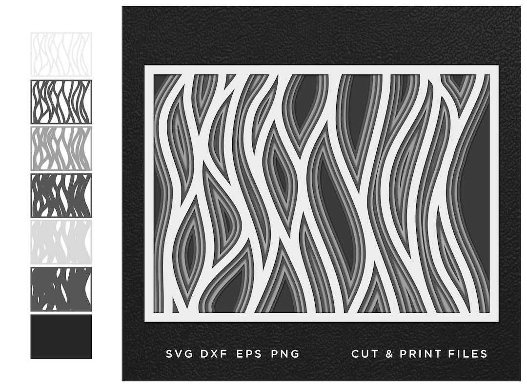 Multilayer 3d, Layered Svg, Wall Panel, Quatrefoil, Lattice, Laser ...
