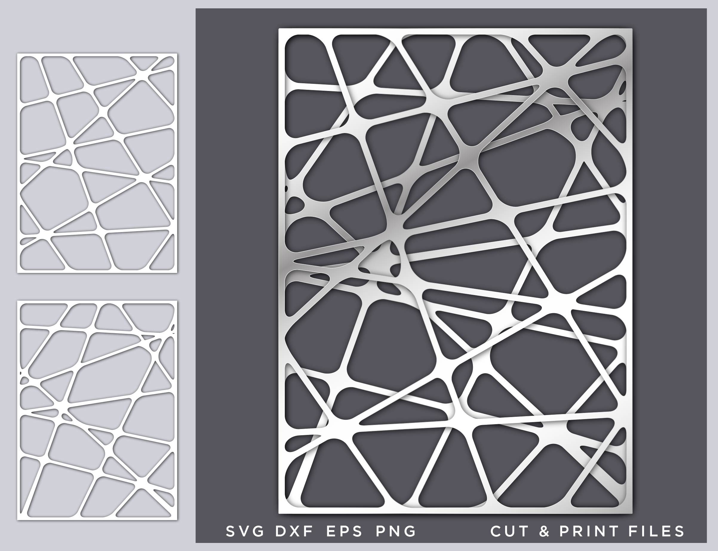 Multilayer 3d Layered svg Wall Panel Quatrefoil Lattice | Etsy