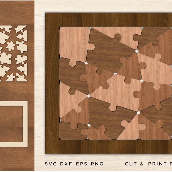 Geometric Puzzle - Etsy