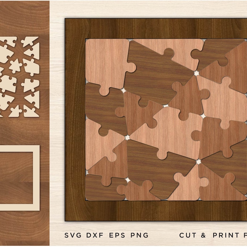 Geometric Puzzle - Etsy