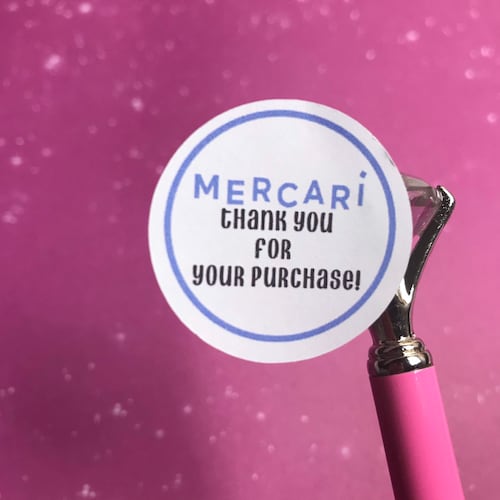 Mercari Thank You for Your Purchase Love Your Item Mark Item - Etsy
