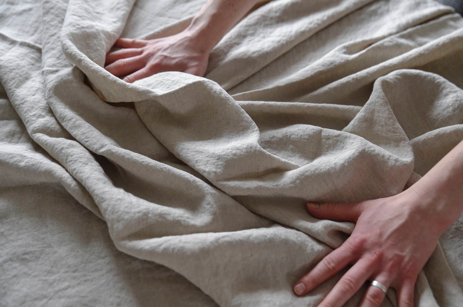 Natural Washed Linen Tablecloth Stonewashed Softened Linen | Etsy