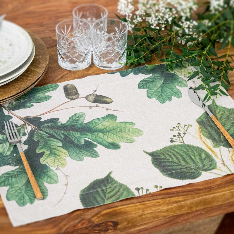 Oak Leaf Placemats - Etsy