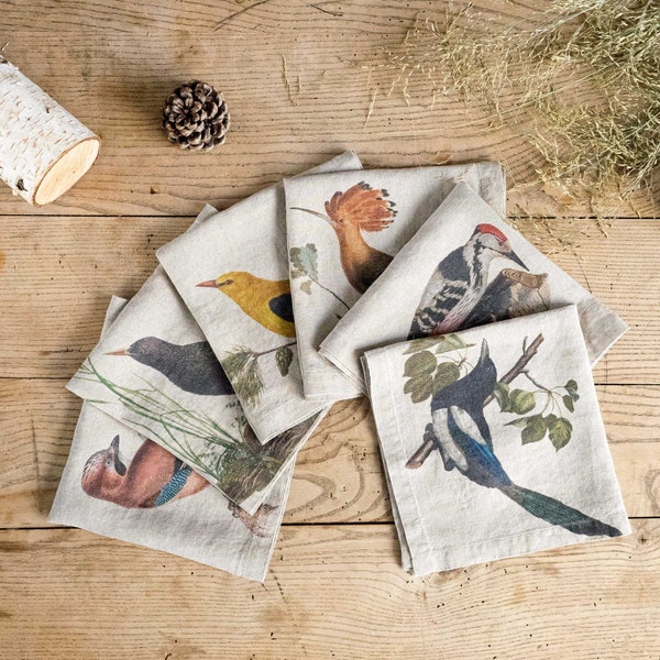 Bird Napkins - Etsy