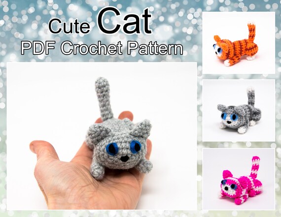 Cute Cat Crochet Pattern | Etsy