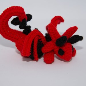 Pouncing Dragon Crochet Pattern - Etsy
