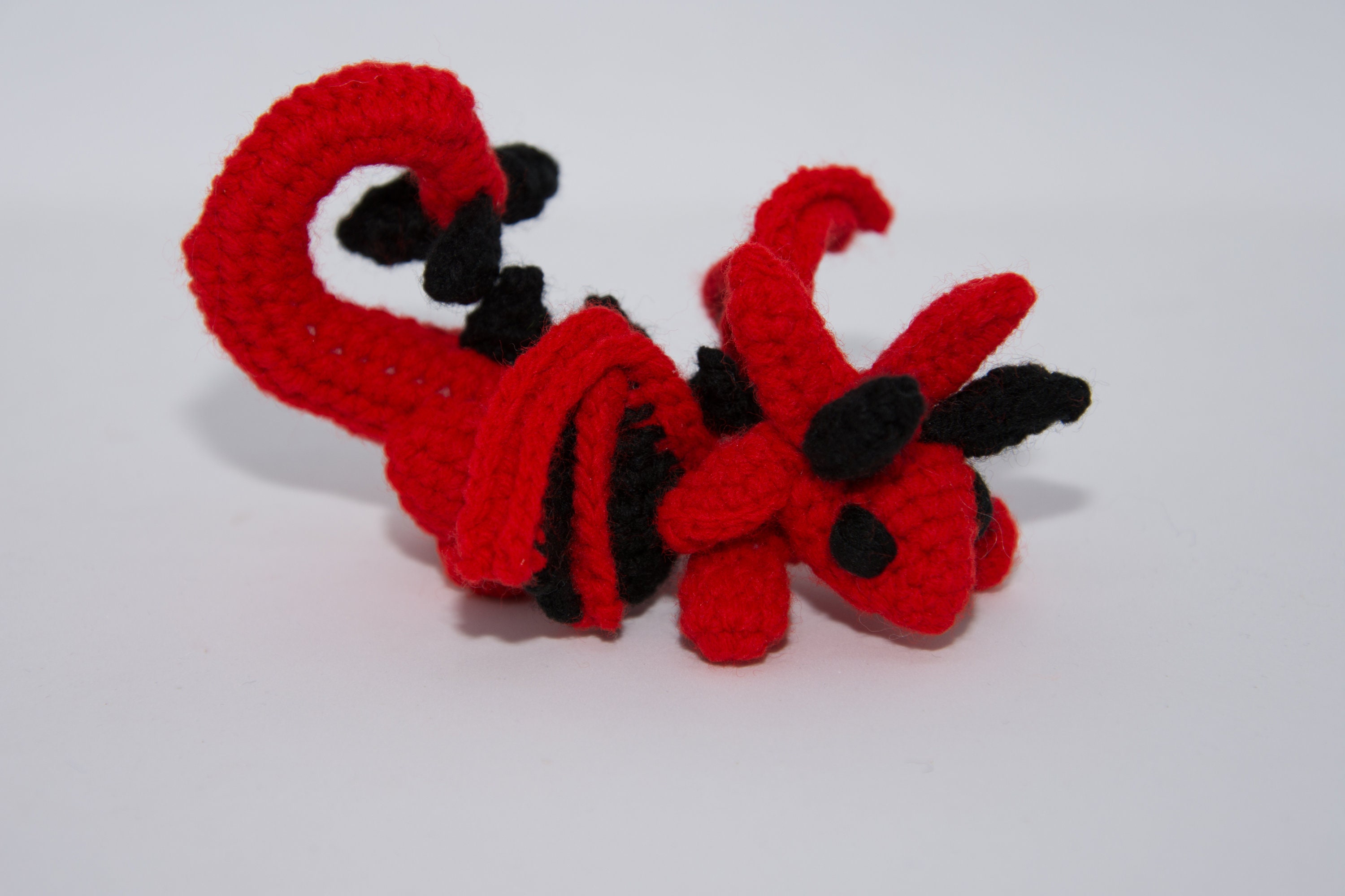 Pouncing Dragon Crochet Pattern - Etsy