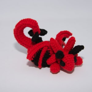 Pouncing Dragon Crochet Pattern - Etsy UK
