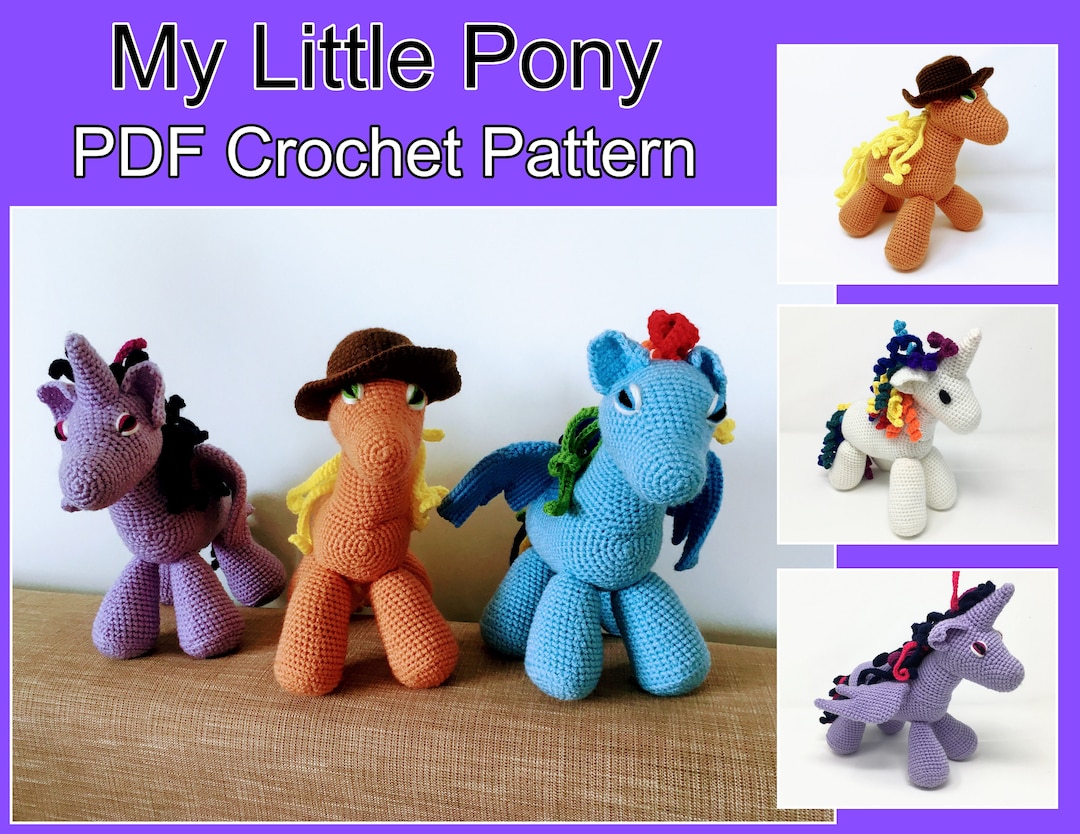 My Little Pony Crochet Pattern - Etsy