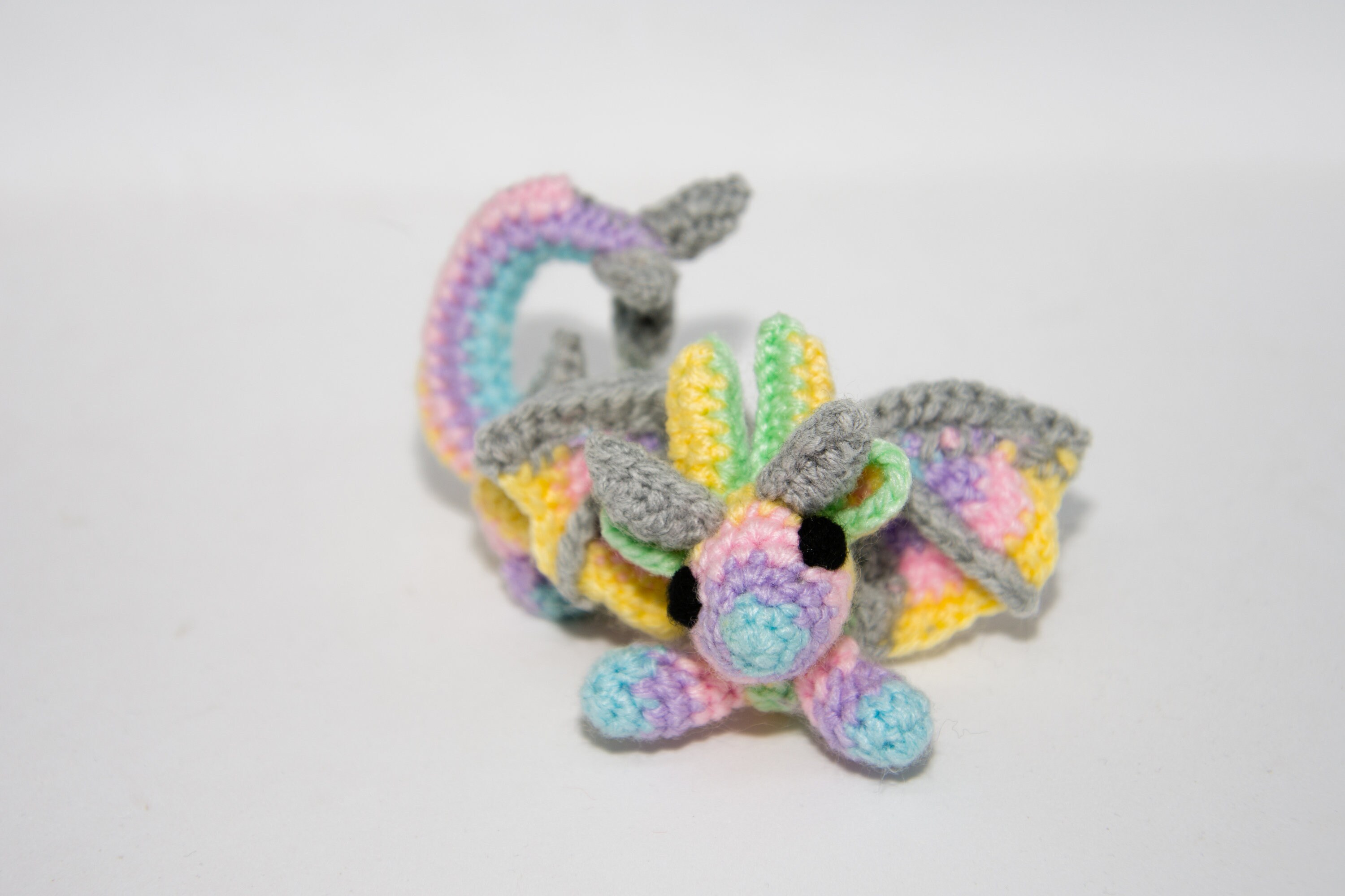 Pouncing Dragon Crochet Pattern - Etsy