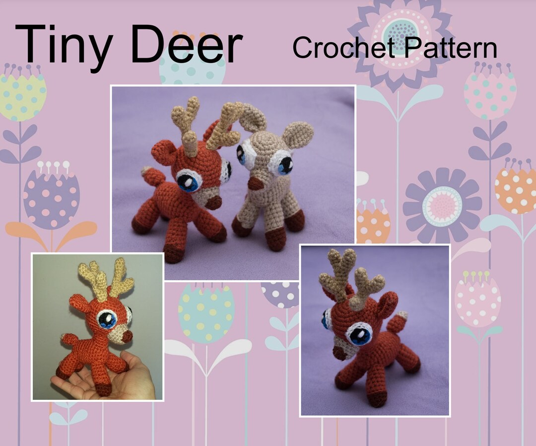 Mini Deer Crochet Pattern - Etsy