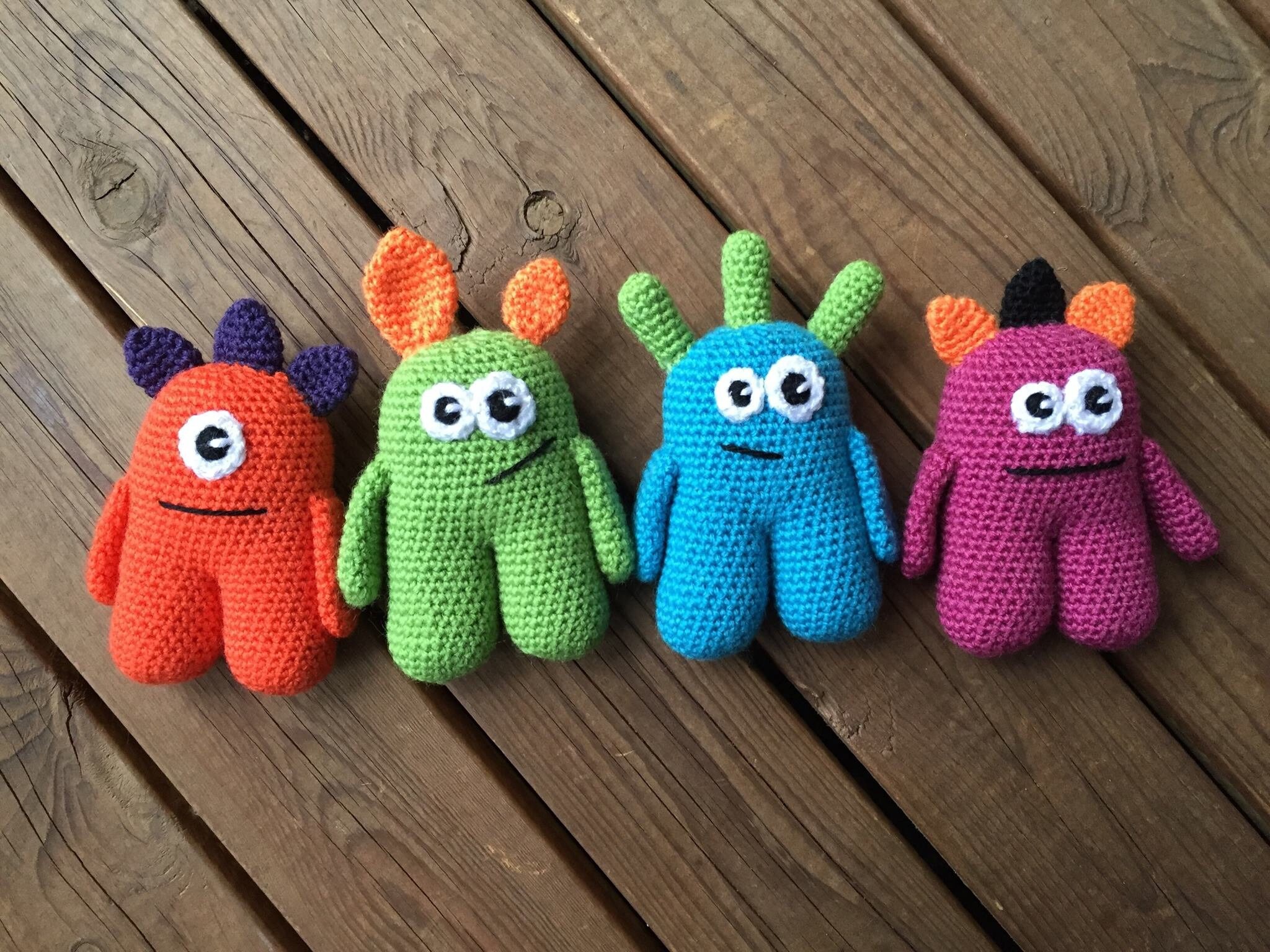 Crochet Monster Pattern, Amigurumi, English Pattern, Crochet Toy, - Etsy