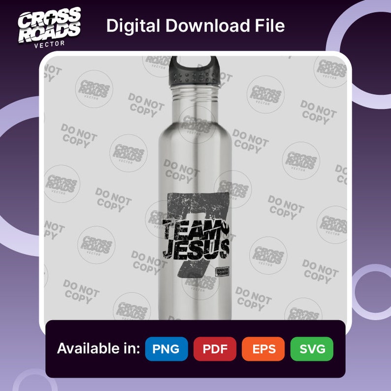 Team Jesus, PNG and Vector Files for Printing, Dtf, Dtp, Eps, Pdf, Svg ...