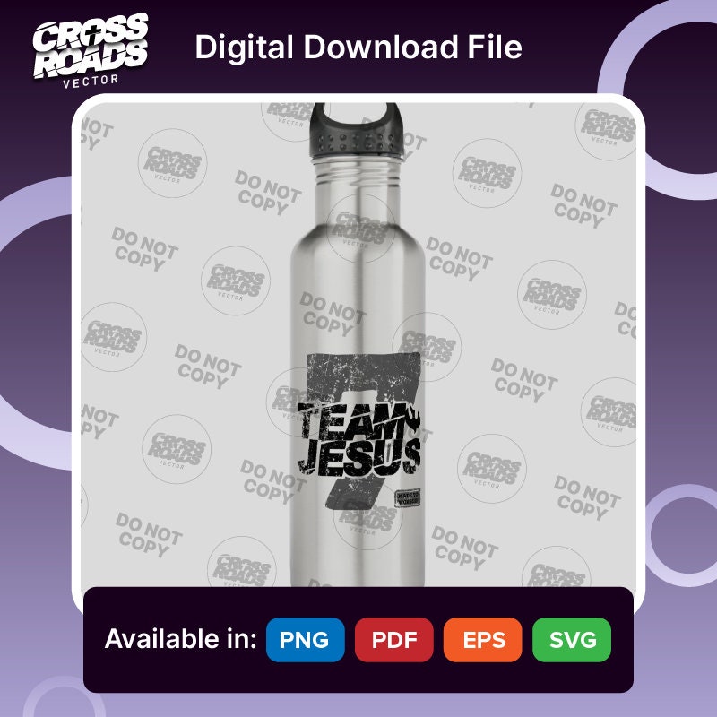 Team Jesus, PNG and Vector Files for Printing, Dtf, Dtp, Eps, Pdf, Svg ...