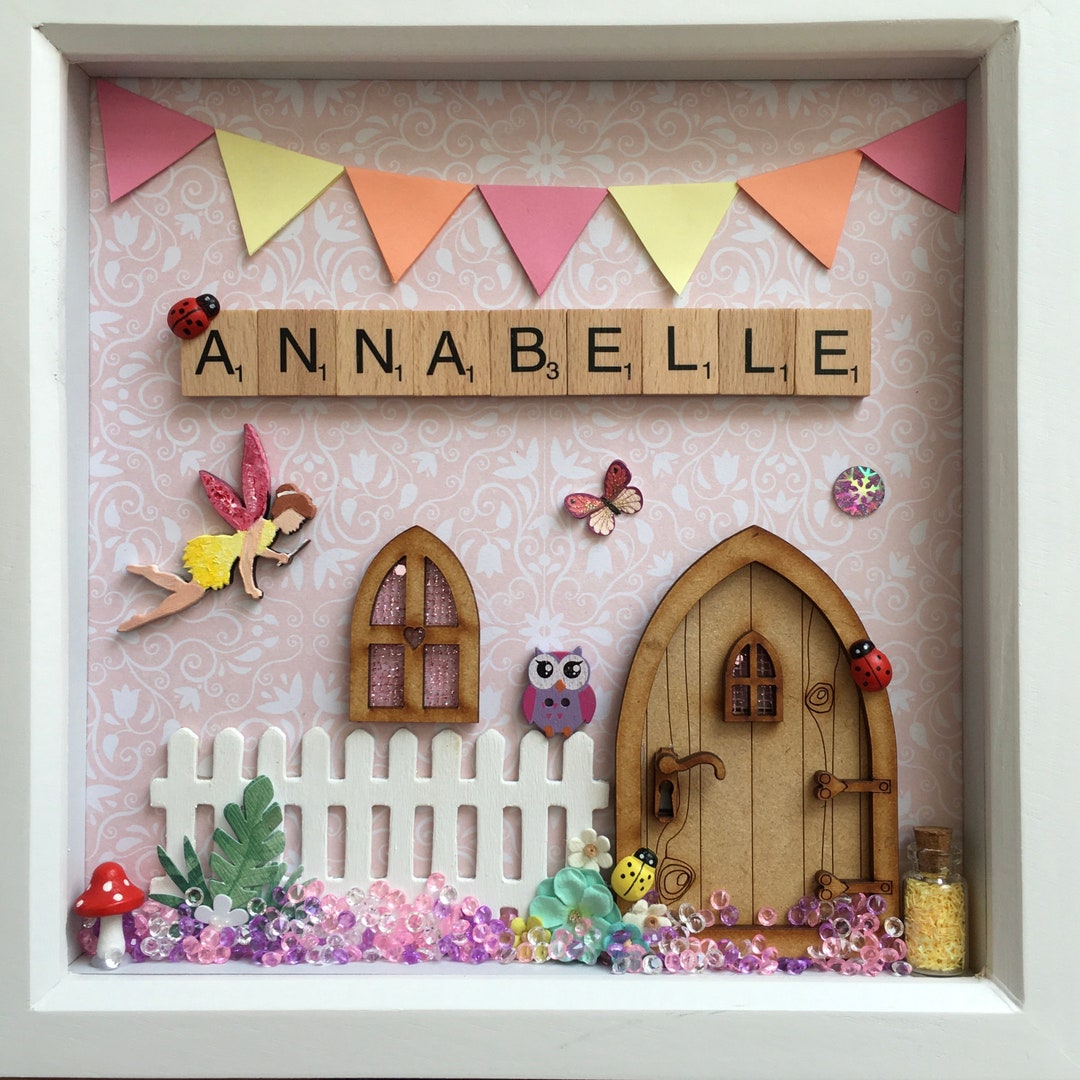 Fairy Garden Shadow Box Frame, Birthday Gifts for Girls, Presents for ...