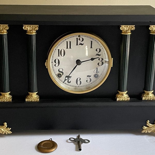 Ingraham Mantle Clock - Etsy