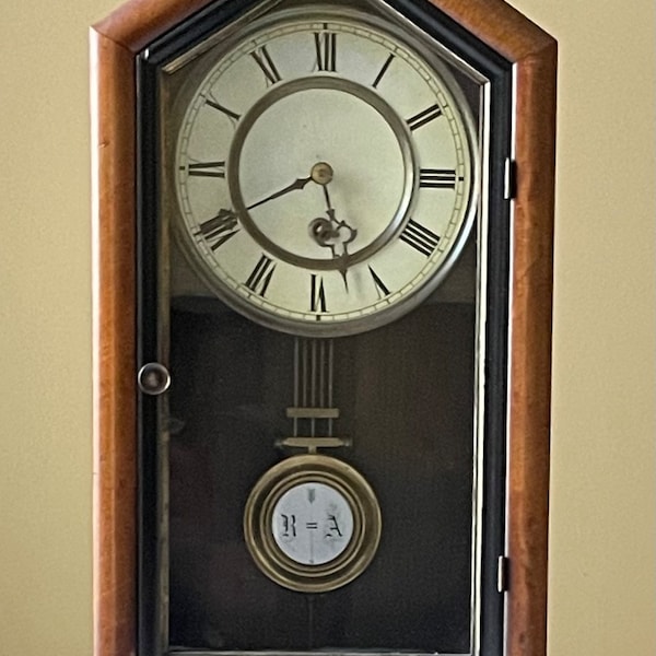 Antique Pendulum Wall Clock - Etsy