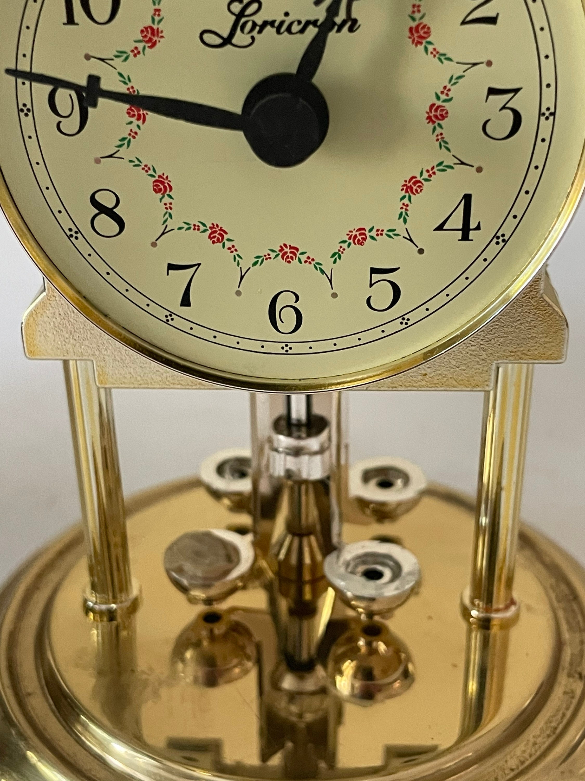 Loricron Glass Dome Quartz Anniversary 6 Clock Made in Germany - Etsy
