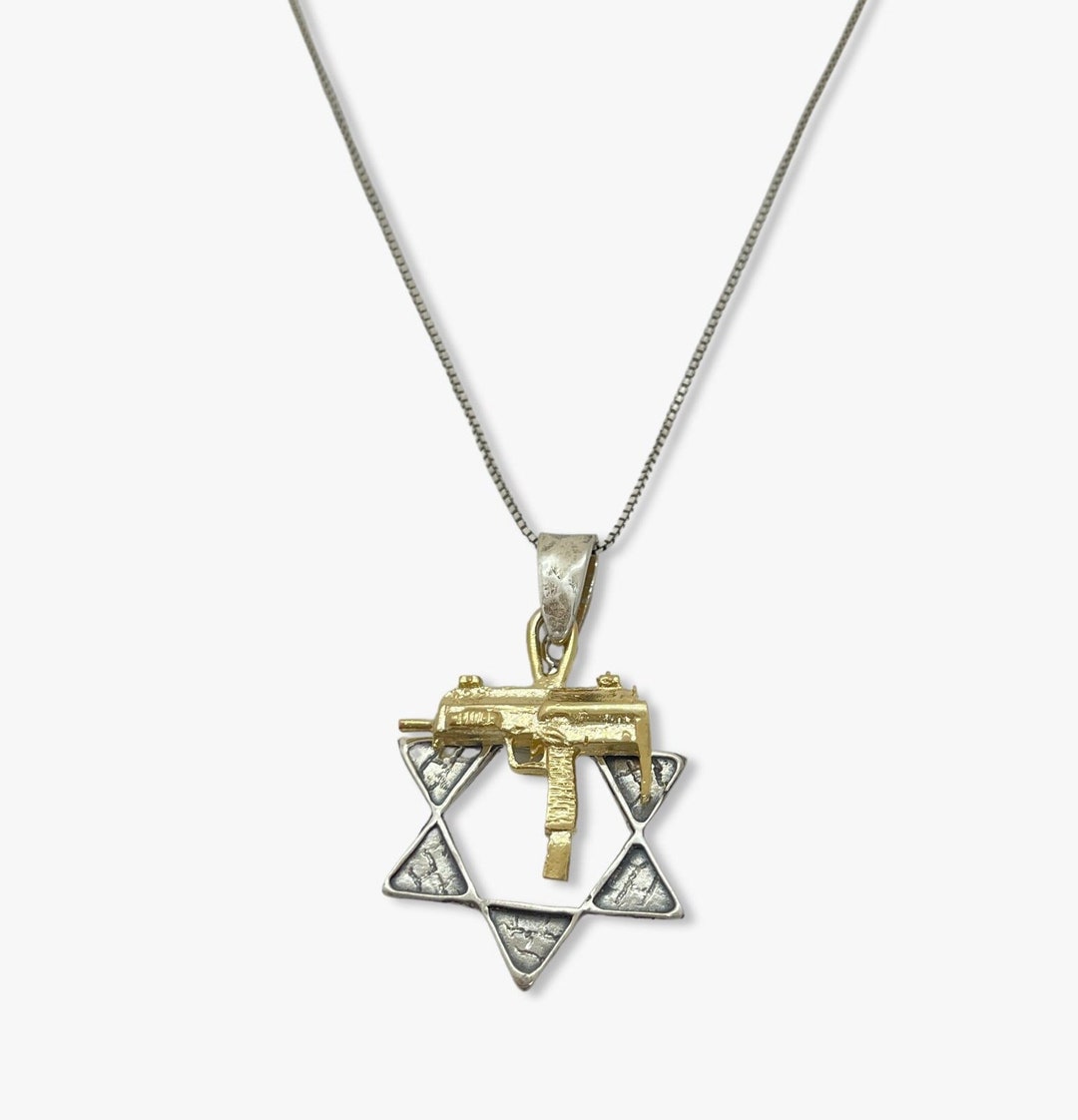 925 Sterling Silver Star of David With Jerusalem Stone Engravings With ...