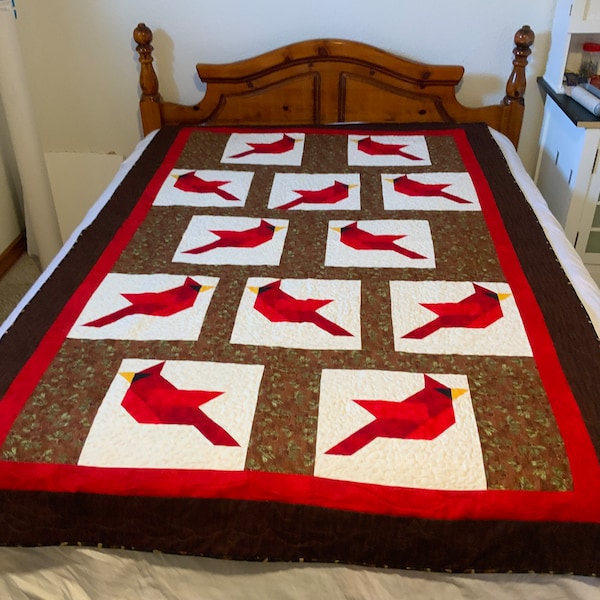 Cardinal Quilt Pattern - Etsy
