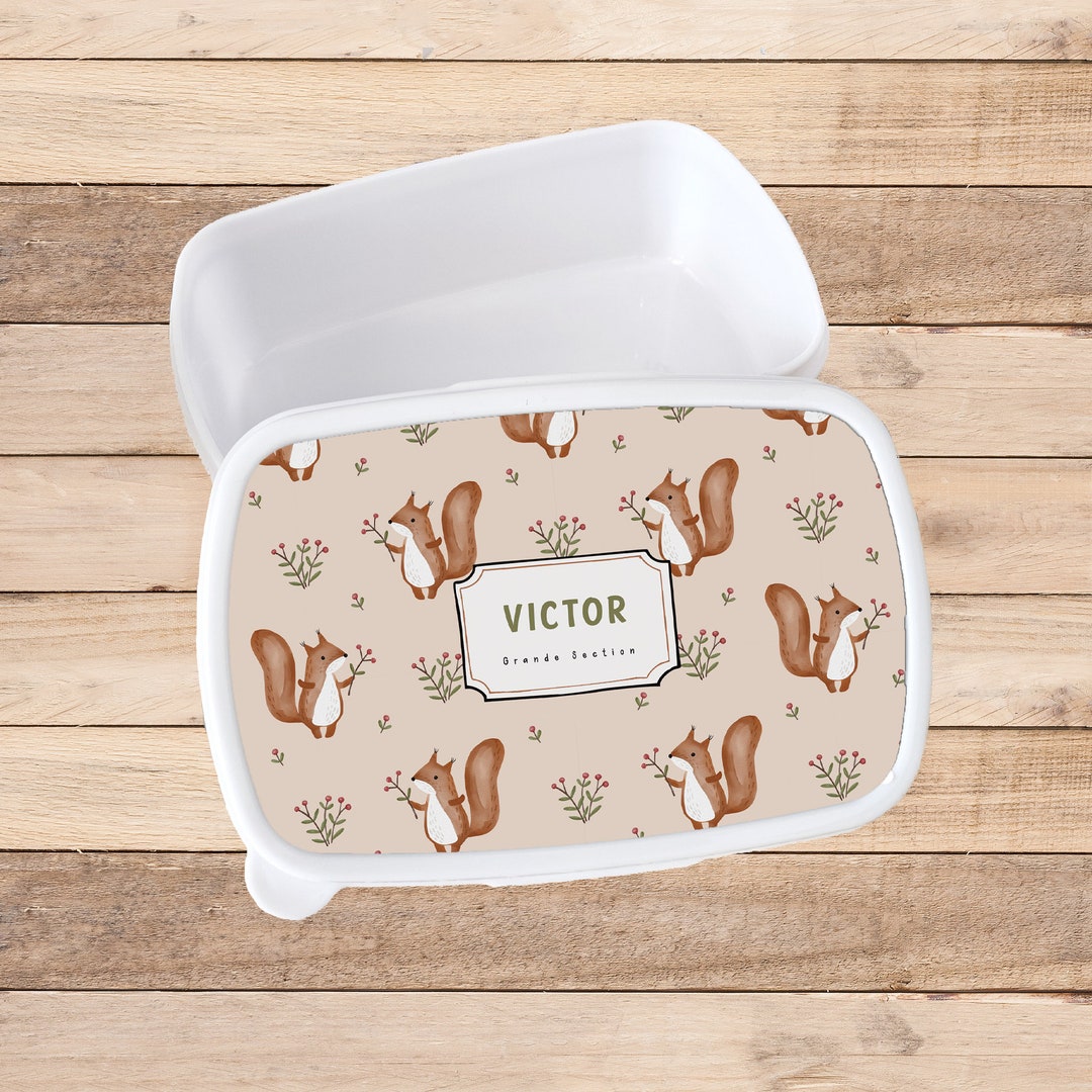 Personalized Snack Box/kindergarten Snack Box/child Snack - Etsy