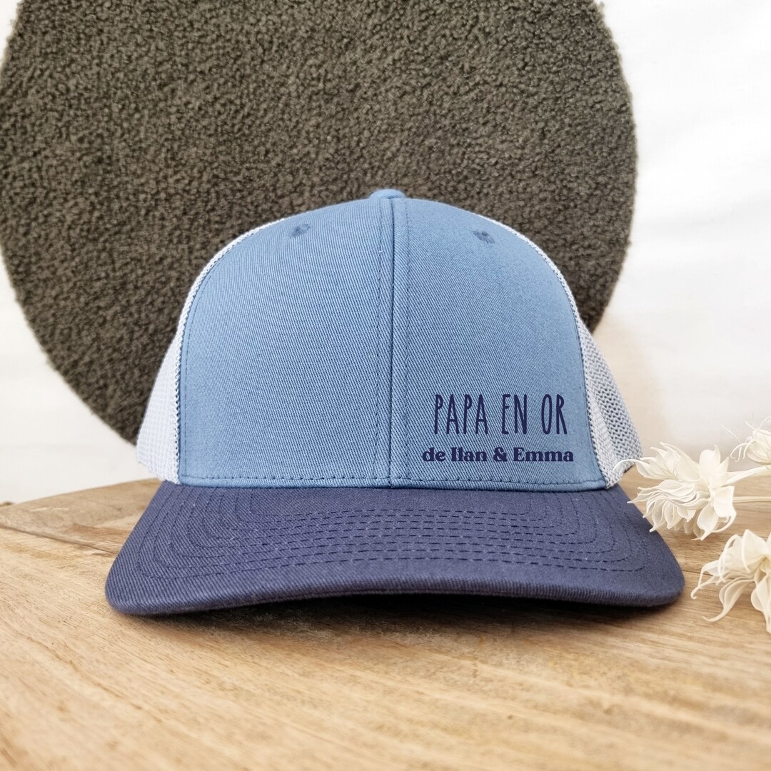 Super Papa Cap/customizable Dad Cap/personalized Men's Cap/dad's Day ...