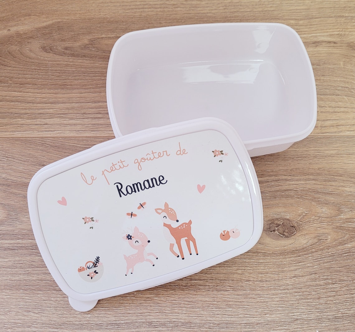 Boite à goûter personnalisable/boite à goûter Romane/boite à - Etsy France