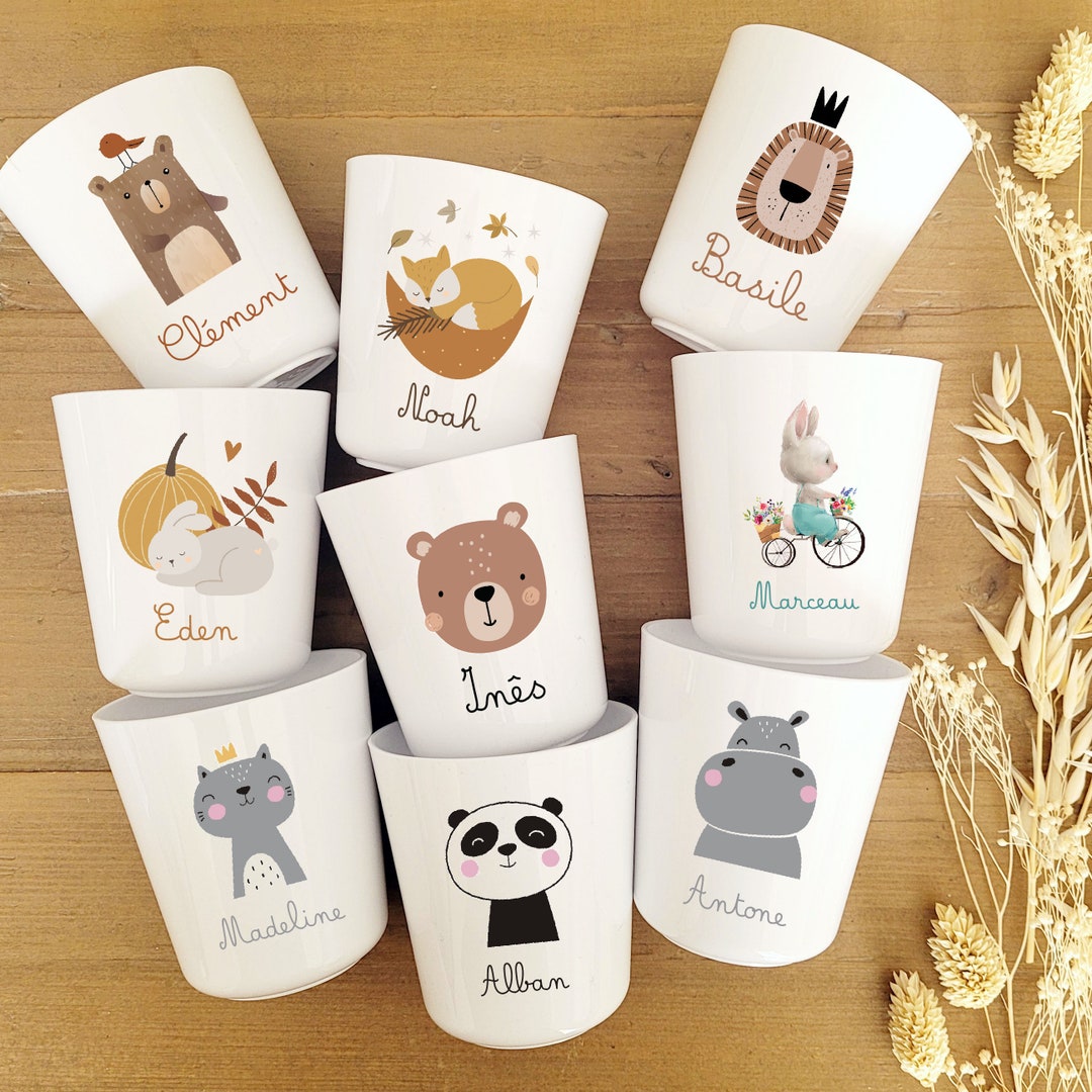 Gobelet enfant personnalisable/gobelet école maternelle/gobelet prénom ...