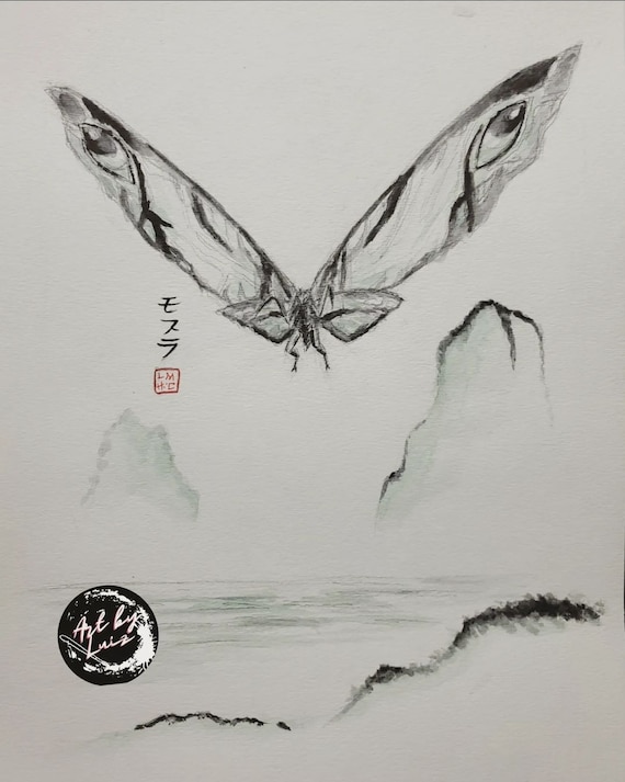 Mothra Drawing