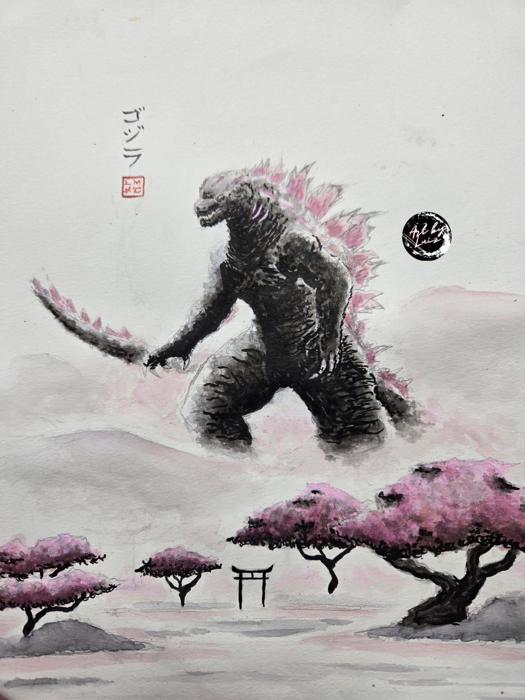 Prints of Supercharged Evolved rosé Goji in Japanese Style - Etsy