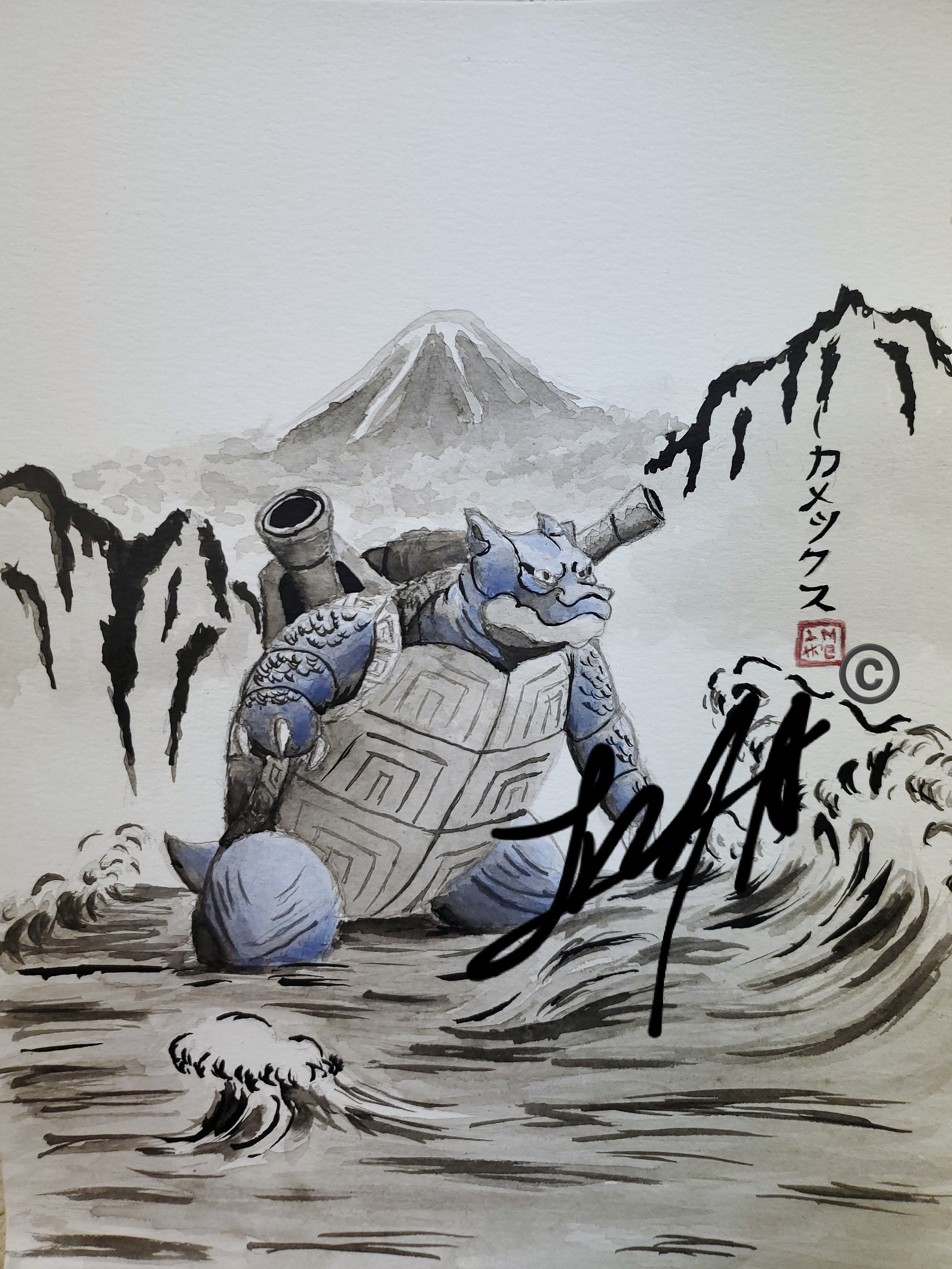 Blastoise Art