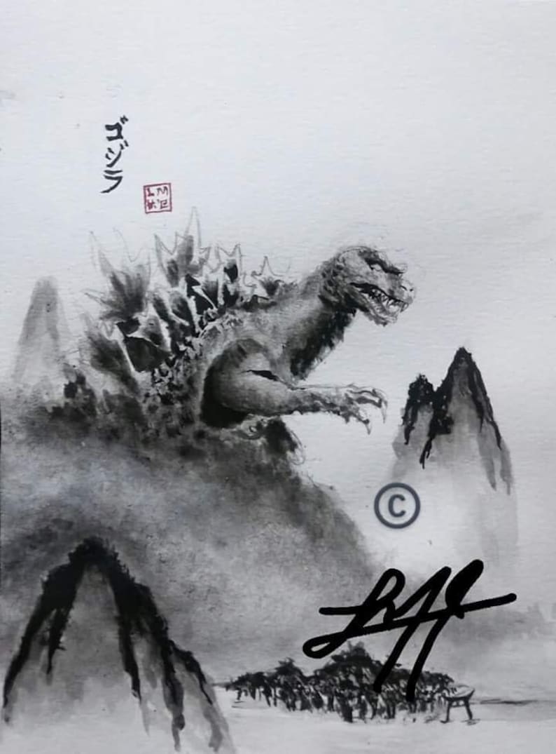 Godzilla GMK Prints - Etsy