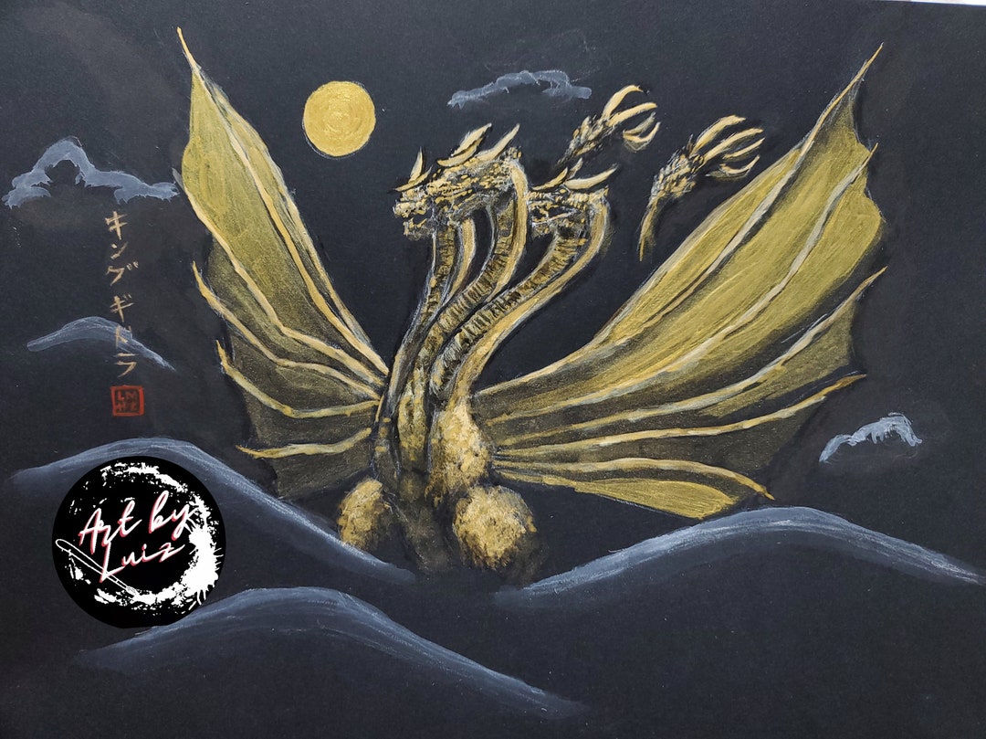 Gold Shin King Ghidorah - Etsy