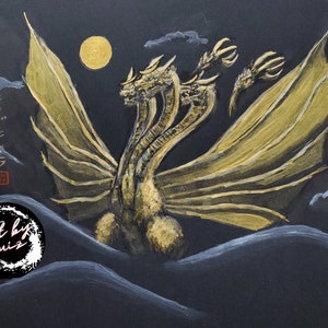 Gold Shin King Ghidorah - Etsy