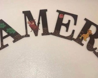 Lion king letters | Etsy