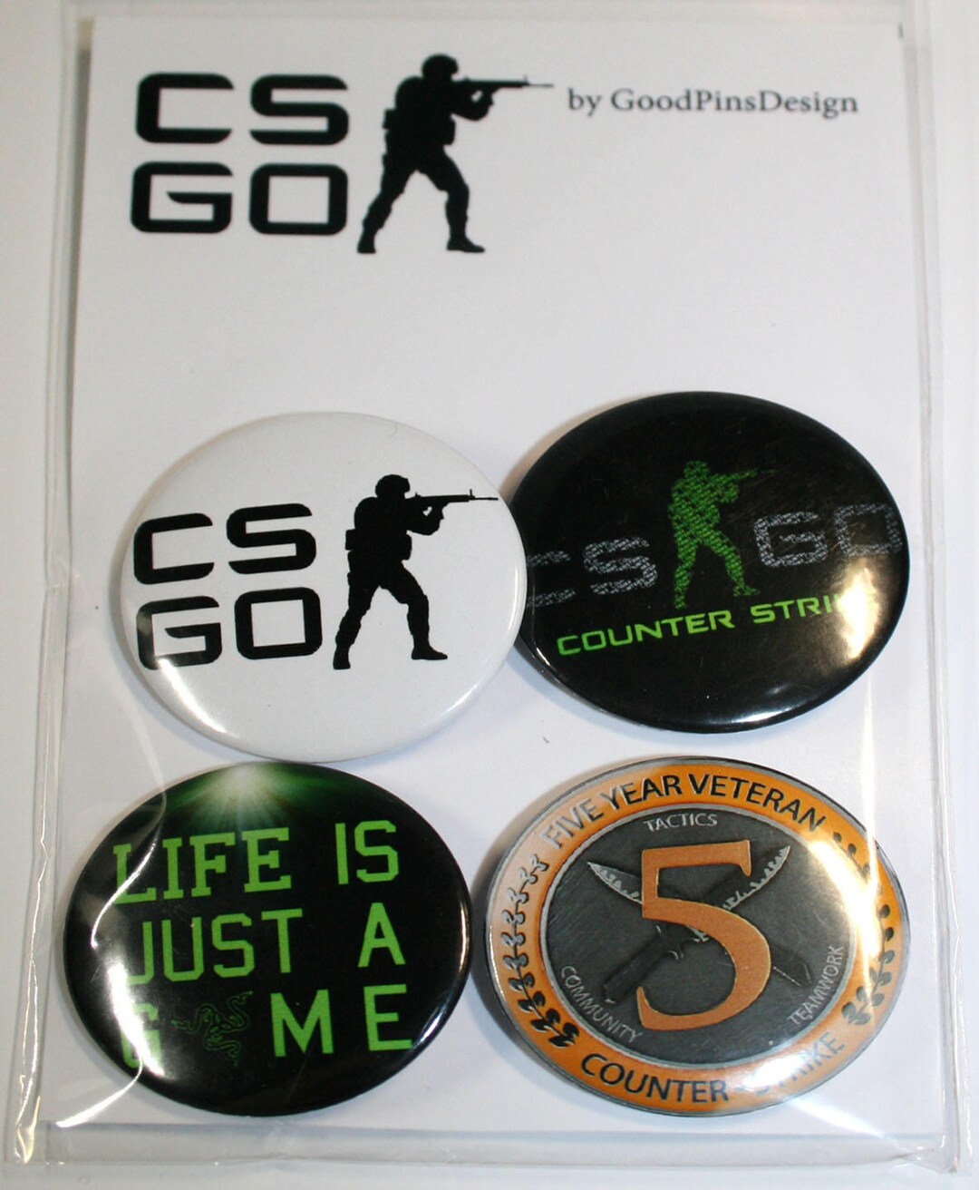 Counter Strike Pins, Fridge Magnets, CS GO Badges, CS Pinback Buttons ...