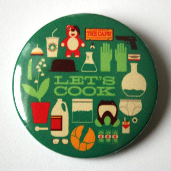 Breaking Bad Pins Heisenberg Pin Breaking Bad Badge Badges - Etsy