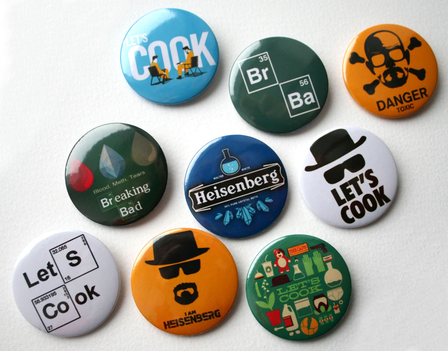 Breaking Bad Pins Heisenberg Pin Breaking Bad Badge Badges - Etsy